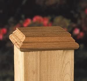 6X6 Hatteras Castine Cedar Post Cap Without Hole - Decking Caps ...