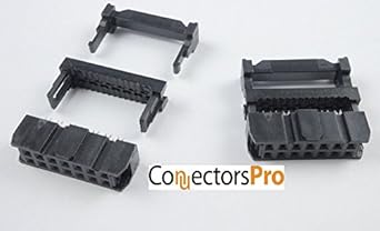 Pc Accessories - 25-Pack 2X7 14P FC 2.54mm 0.5" Dual Row IDC Sockets for 1.27mm Pitch Flat ...