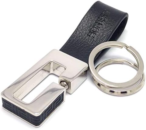 Honest Metal Leather High End Key Chain Model 4-57 (Silver) price in ...