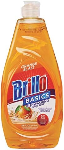 Brillo Basics Dishwashing Liquid (Package May Vary) Pack of24Oz (Orange ...