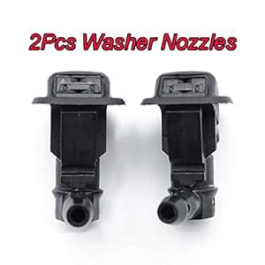 Amazon.com: Xukey Front Windshield Wiper Washer Jet Nozzles Set 2Pcs ...