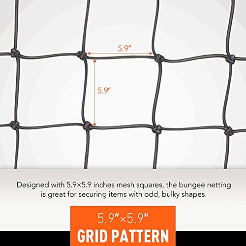 Orion Motor Tech Cargo Net for Trailer, 5'x7' Truck Cargo Net Utility ...