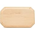 Amazon.com: Wood Rectangle Plaque 5 inch, Pack of 1 Beveled Edge ...