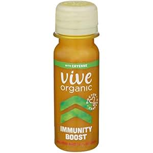 Amazon.com: Vive Organic, Shot Immunity Boost Spicy, 2 Ounce: Health ...