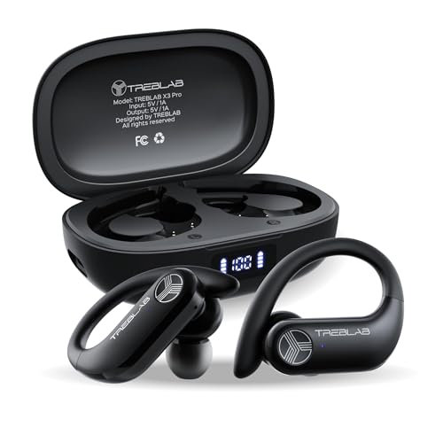 TREBLAB X3 Pro - Ultra Comfortable Earhooks, Pure-HD Sound, Punchy Bass ...