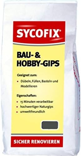 SYCOFIX Bau- und Hobby-Gips, 1,5kg: Amazon.de: Baumarkt