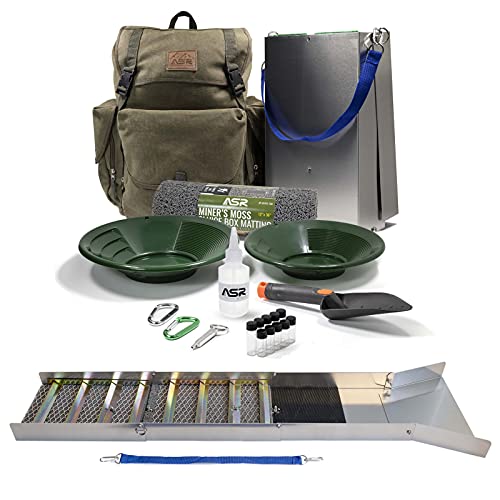 ASR Outdoor Deluxe 50" Aluminum Folding Sluice Box Gold Prospecting ...