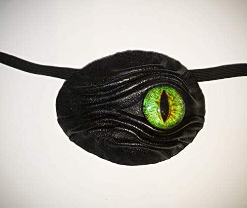 Amazon.com: For the Right Eye. Black Leather Eye Patch Eyepatch Cosplay ...