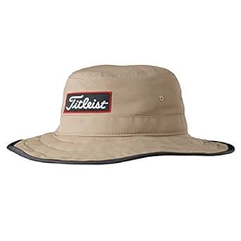 Amazon.com: New 2014 Titleist Aussie Bucket Hat/Cap COLOR: Khaki SIZE ...