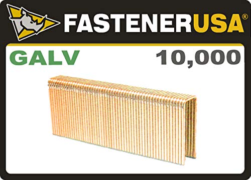 Building & Hardware 1 3/4 LEG x 7/16 CROWN 16GA GALVANIZED N19 STAPLES ...