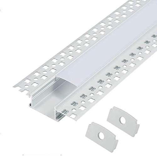 StarlandLed Plaster-in LED Aluminum Channel 6-Pack 3.3ft with Flange ...