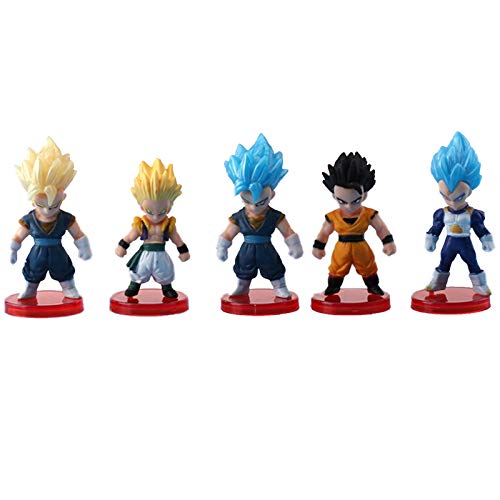 16 Pack Dragon Ball Z Cake Toppers Set, 3" Goku Figures Birthday Cake ...
