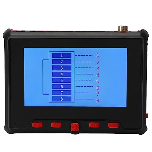 CCTV Test Monitor Tool, Wide Compatibility UTP Cable Tester Audio ...
