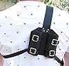 Back Dual Sword Shoulder Harness - Leather Double Sword Back Strap with ...