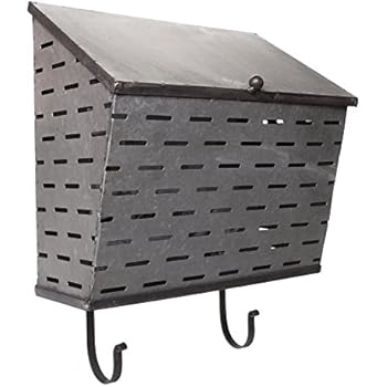 Galvanized Metal Antique Milk Delivery Box Post MailBox - Shabby Chic ...