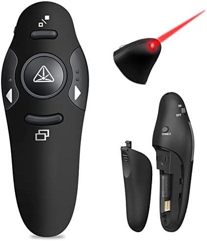 Presentation Clicker Wireless Presenter Remote Clicker for PowerPoint ...