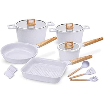 Amazon.com: All-Clad Master Chef 2 9-Piece Cookware Set with Nonstick ...