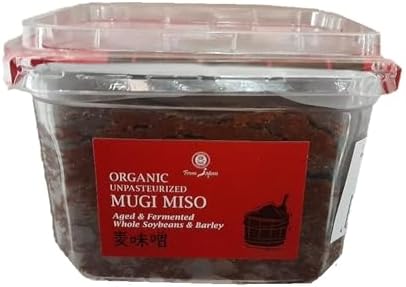 Organic Unpasteurized Mugi Miso Aged & Fermented, Whole Soybeans ...