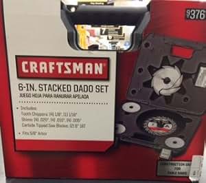 craftsman 6-in Stacked Dado Set - - Amazon.com