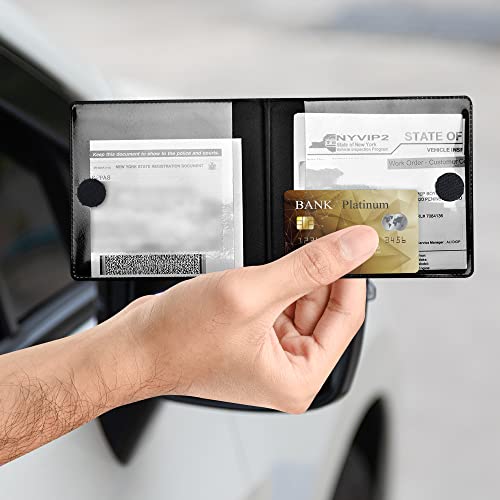ANDALUS Car Registration and Insurance Card Holder 5.1" x 4.6 ...