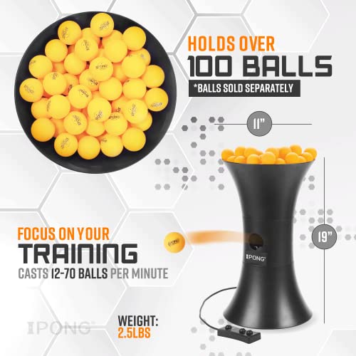iPong Original Table Tennis Trainer Robot,Black, Orange | Pricepulse