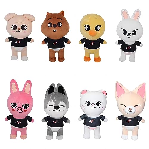 8 pcs/Set Skzoo Plushies Stray Kids Plush Toy 7.8 Inch Soft Stuffed ...