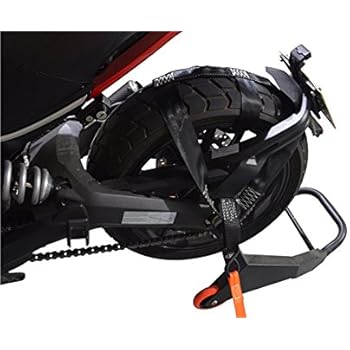 Amazon.com: MOTO4U Universal Motorcycle Rear Wheel Tie down Strap in ...