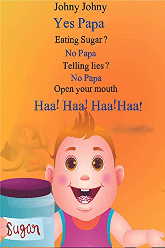 Buy Nursery Rhymes Johny Johny Yes Papa Educational Poster for Kids ...