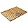 mDesign Natural Bamboo Non-Slip Large Rectangular Spa Bath Mat - for ...
