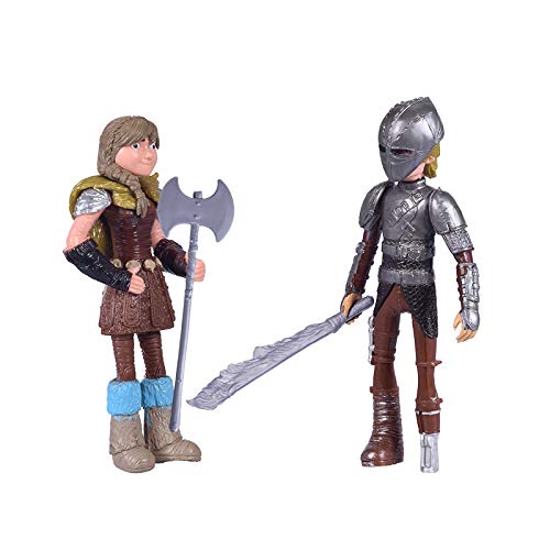 Max Fun Set of 8 Pcs HTTYD Action Figures Hiccup Astrid Stoick ...