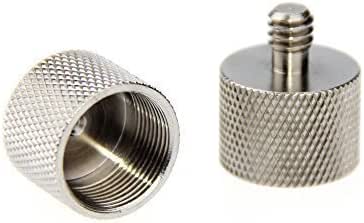 CAMVATE 1/4"-20 Tuerca Conversión 5/8"-27 Tuerca Micrófono Adaptador ...