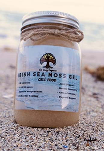100% Organic Sea Moss Gel - Vegan Super Cell Food Rich in Vitamins A, B ...