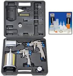 Amazon.com: Devilbiss 2 HVLP Paint Spray Gun Kit & DeKups System ...