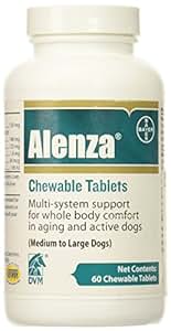 Amazon.com : DVM Pharmaceuticals Alenza Chew Tablet for Dog, Medium ...