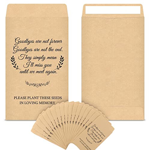 Mua 120 Pack Memorial Coin Envelopes Funeral Favors Kraft Small Coin ...