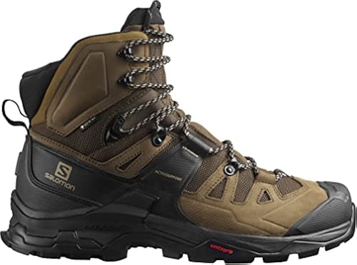 Salomon Men's Quest 4 Gore-TEX Hiking Boots for Men, Desert Palm/Black ...