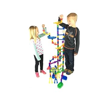 Marble Genius Marble Run Super Set - 100 Complete Pieces + Free ...