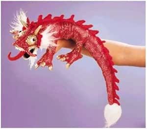 Amazon.com: Folkmanis Puppet, Red Dragon, Small : Toys & Games