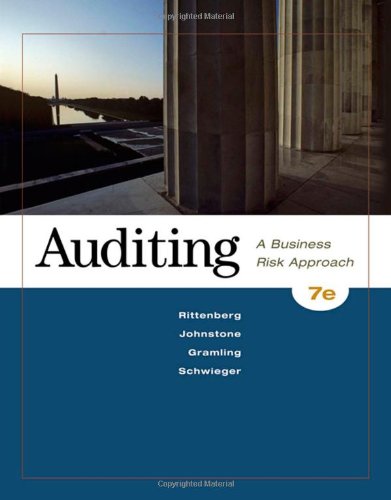 Auditing: A Business Risk Approach (with ACL CD-ROM): Rittenberg, Larry ...