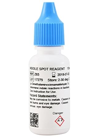 Indole, DMACA Spot, for Indole Spot Test on Filter Paper ...