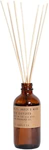 Amazon.com: P.F. Candle Co. Amber & Moss Classic Scented Rattan Reed ...