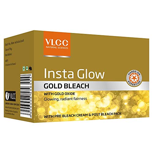 VLCC Professional Insta Glow Gold Bleach in Oman | Whizz Bleaching