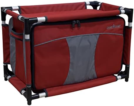 Camp Chef Sherpa Camp Table & Organizer, Table top 27" x 17", Table ...