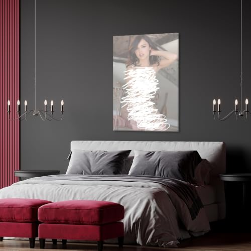 Lana Rhoades (1) Sexy Model Poster Canvas Wall Art Room Decor Aesthetic ...