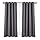 PONY DANCE Rideaux Occultants Thermiques - Lot de 2 Rideau Panneaux à ...