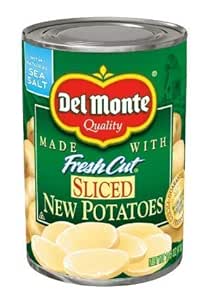 Amazon.com : Del Monte, Sliced New Potatoes, 14.5oz Can (Pack of 6 ...