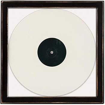 Amazon.com - 10" Vinyl Record Frame with Black Mat Design (White Trim ...