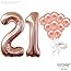 Amazon.com: Grabo Giant 21st Gold Number Balloons: Kitchen & Dining