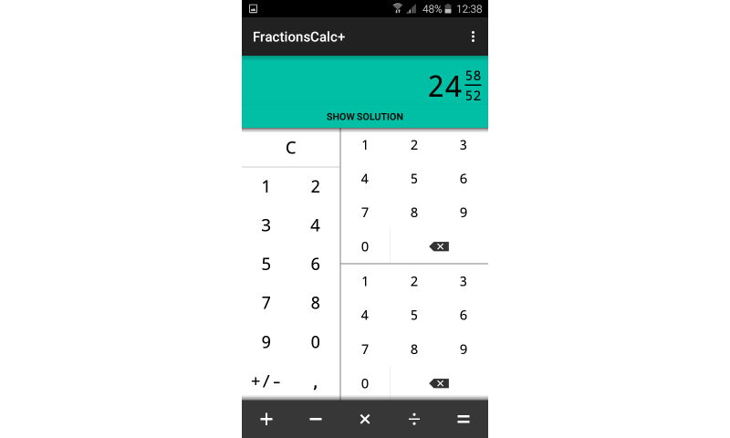 Amazon.com: Fraction Calculator Plus Free: Appstore for Android