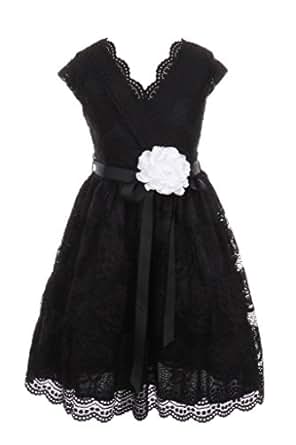 Amazon.com: iGirldress Little Girls Floral Design Lace Easter/Spring ...